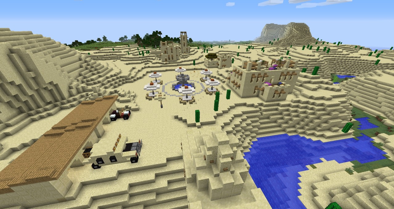 Desert city Minecraft Map