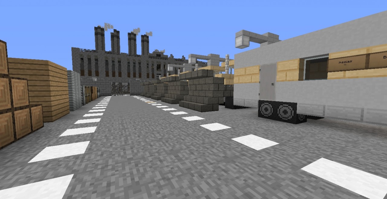Kazias Building Inc. Supply Yard - Greenfield Minecraft Map