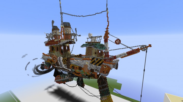 The Scrappy Scarborough - Junkyard collection ship Minecraft Map