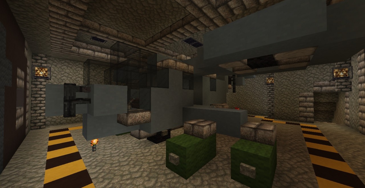 Private / Military bunker Minecraft Map