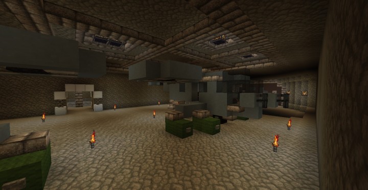 Private / Military bunker Minecraft Map