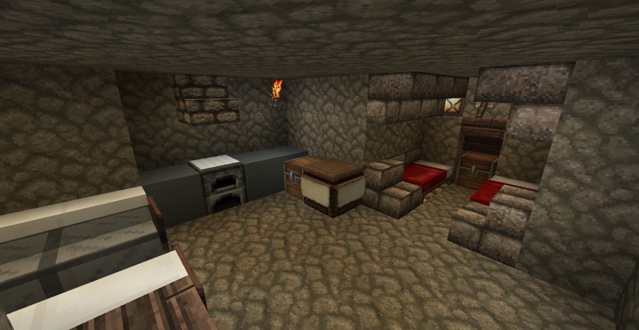 Private / Military bunker Minecraft Map