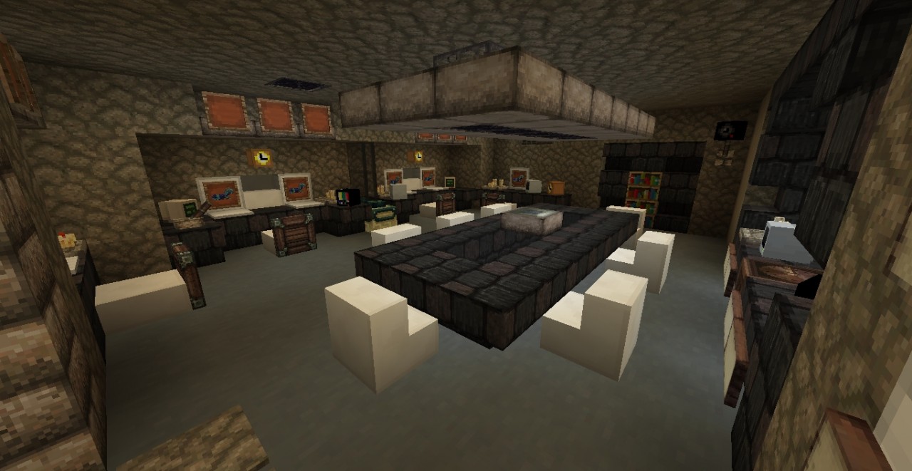 Private / Military bunker Minecraft Map