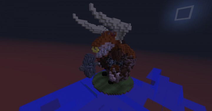 Minotaur Organic Statue[Lazle Server] Minecraft Map