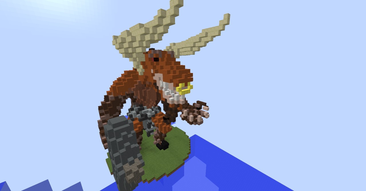 Minotaur Organic Statue[Lazle Server] Minecraft Map