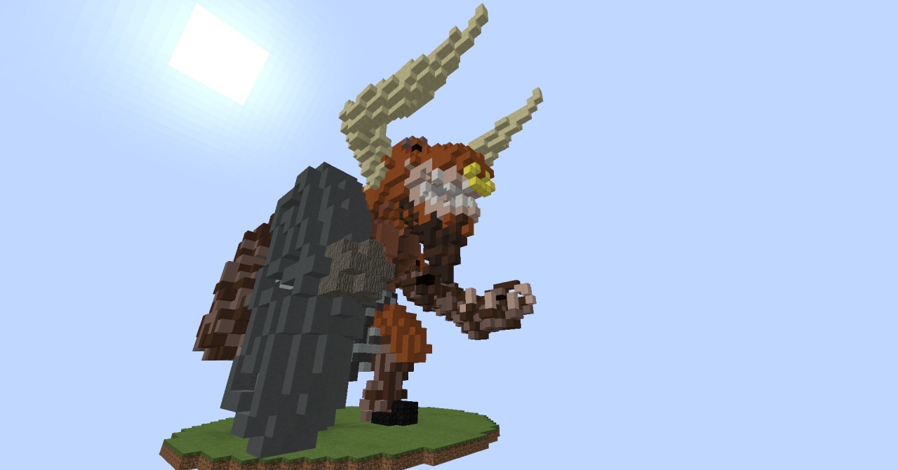 Minotaur Organic Statue[Lazle Server] Minecraft Map