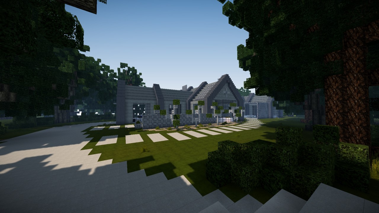 Modern Countryside House Minecraft Map