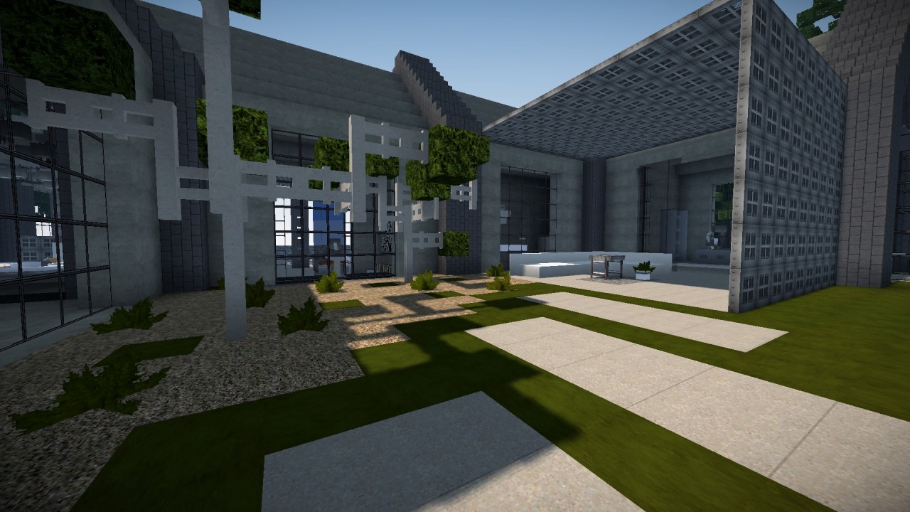 Modern Countryside House Minecraft Map