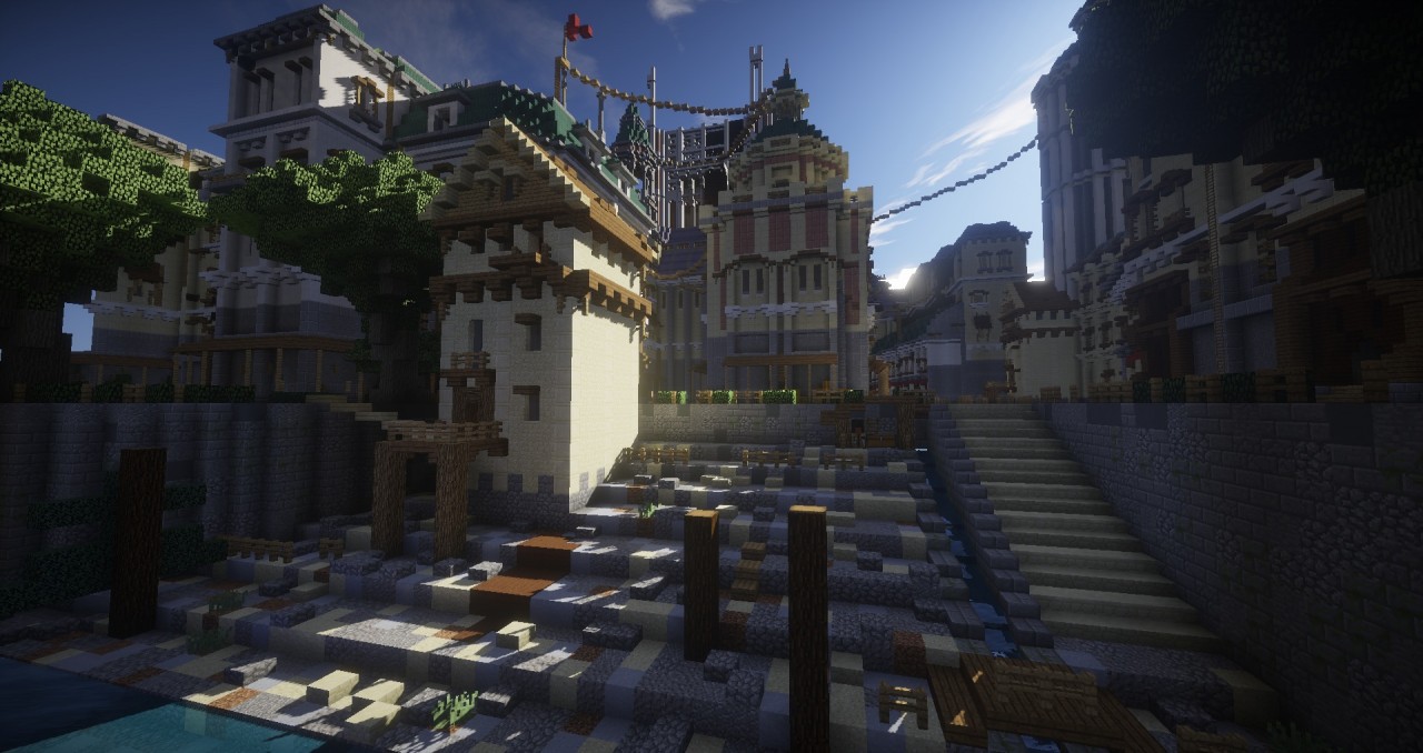 '' Loguetown '' ローグタウン One Piece Minecraft Map