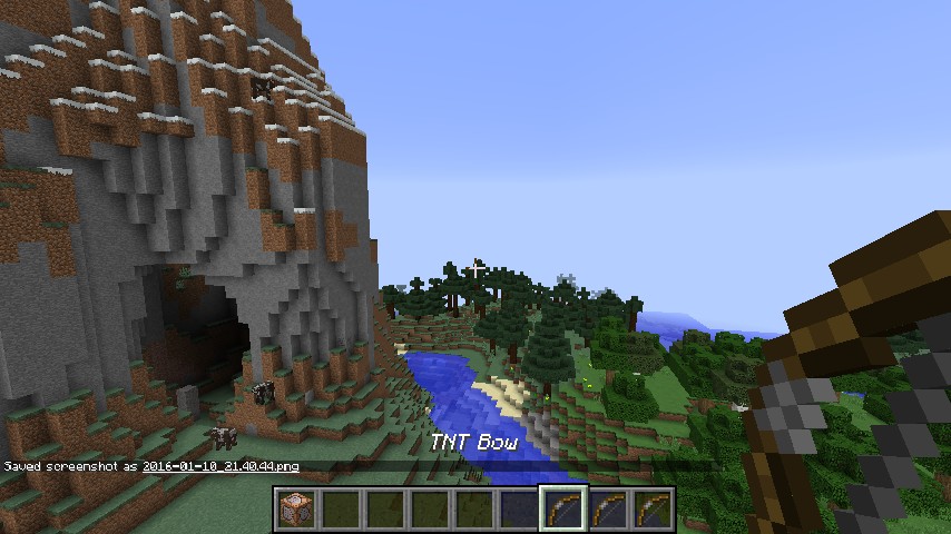 Elemental / Special Bows One Command Minecraft Map