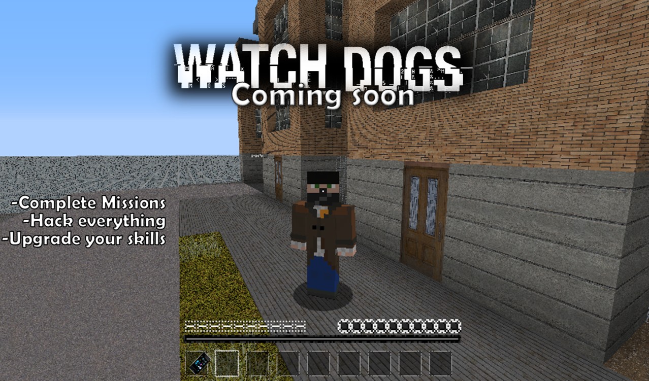 Mine Dogs (Watch Dogs in vanilla Minecraft) Demo tommrow Minecraft Map