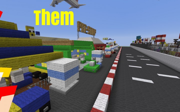 Disney Cars [World Grand Prix] Minecraft Map