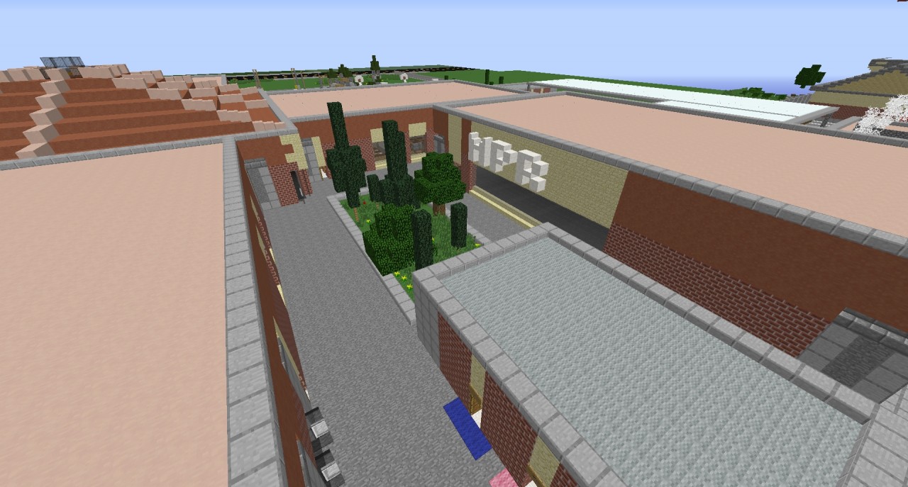 Port Ray Builds | West Bluffs Elementary School Minecraft Map