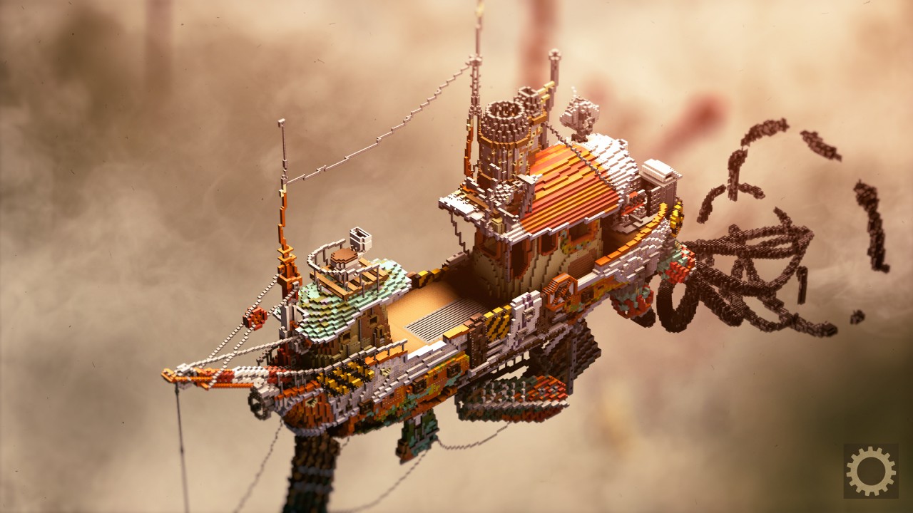 The Scrappy Scarborough - Junkyard collection ship Minecraft Map