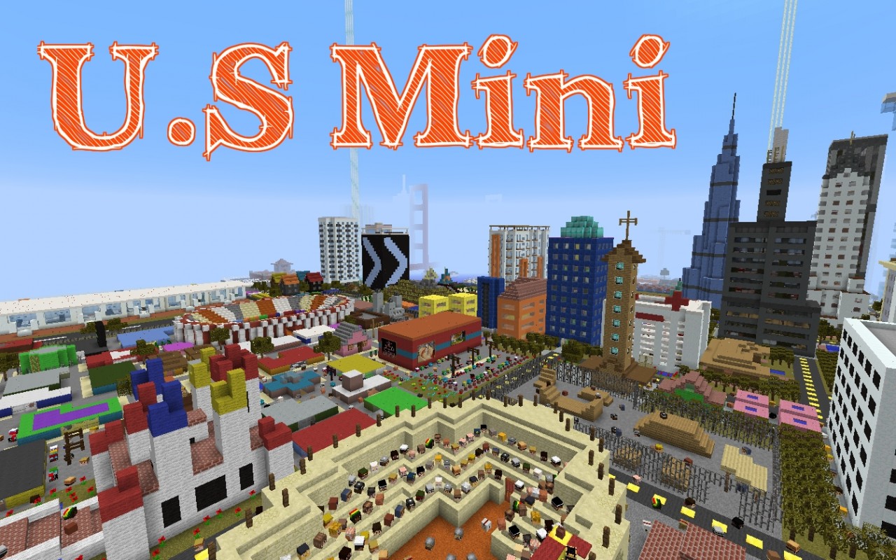 U.S Mini Minecraft Map