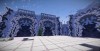 Massive Ice-Themed Hub for "Frosted Network" Minecraft Map