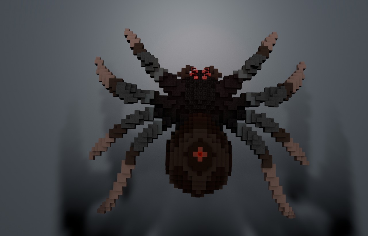 Spider Organic Ft. Timelapse Minecraft Map