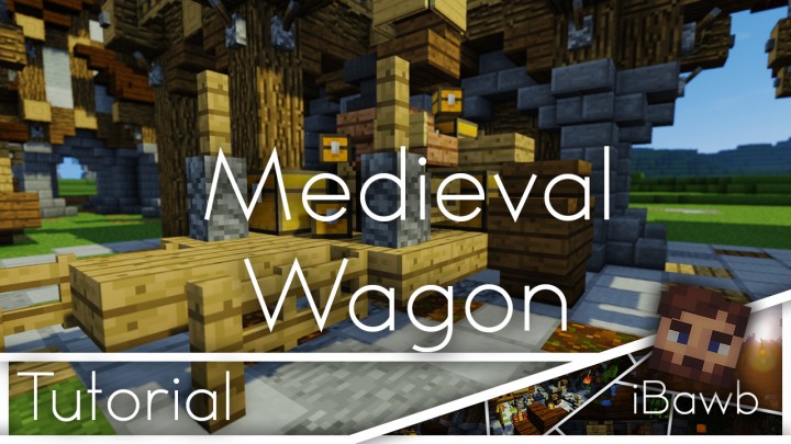 Medieval Wagon (Tutorial Inside) Minecraft Map