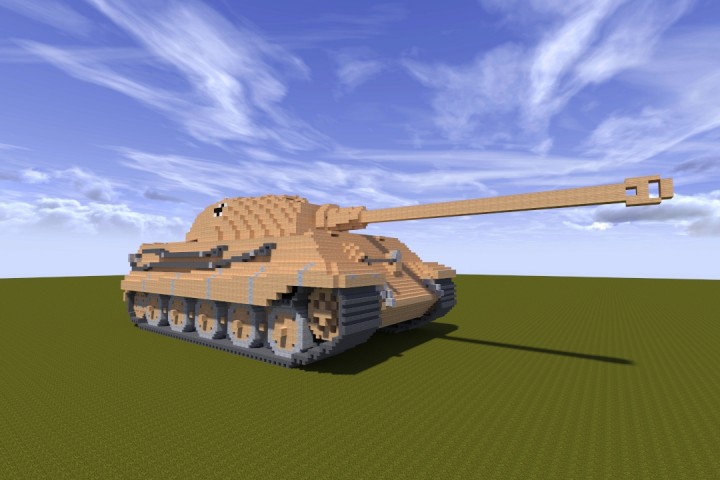 Tiger II (10:1 scale) Minecraft Map