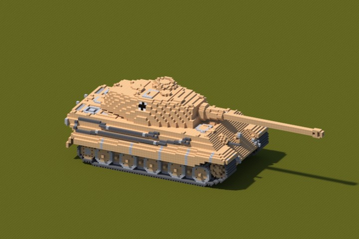 Tiger II (10:1 scale) Minecraft Map