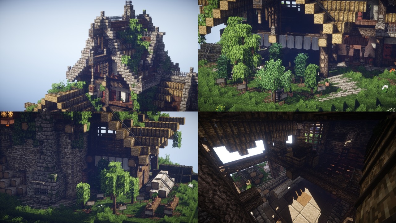 Fantasy/Medieval Buildings Pack Minecraft Map