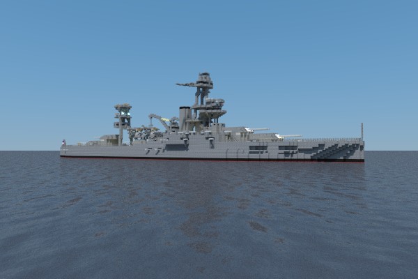 USS Texas (BB-35) Minecraft Map