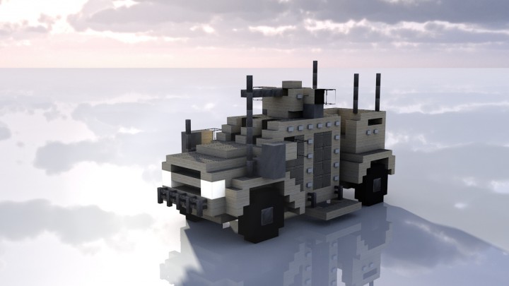 3:1 scale Military Vehicles Minecraft Map