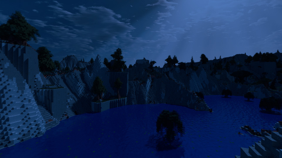 Terraced Ruins - 2k x 2k Custom Terrain Minecraft Map