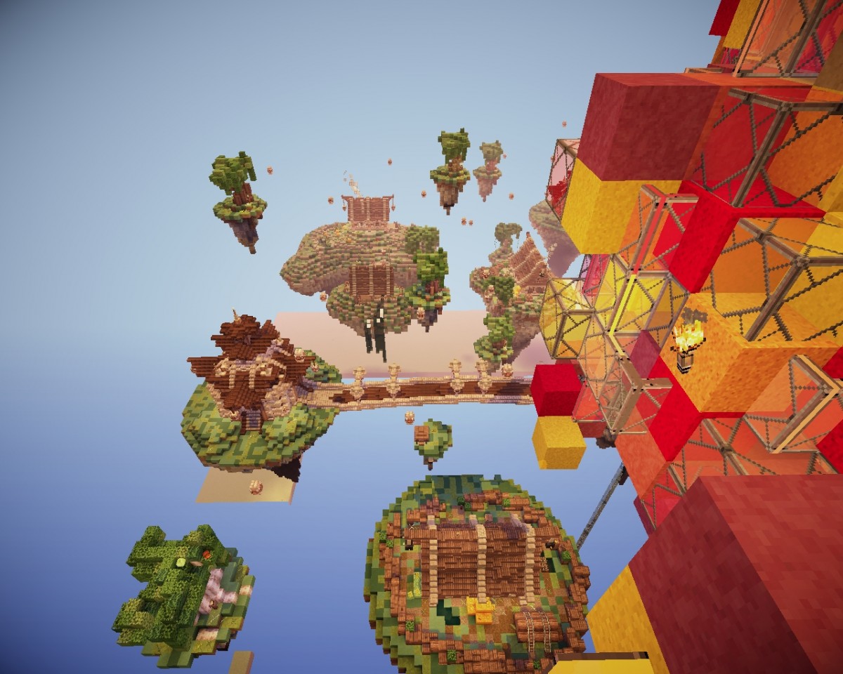 Floating Island World Minecraft Map