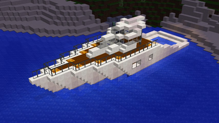A Small Yacht Minecraft Map