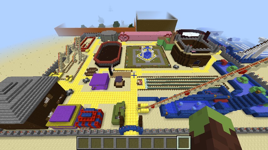 The Great Turn Tables Amusement Park Minecraft Map