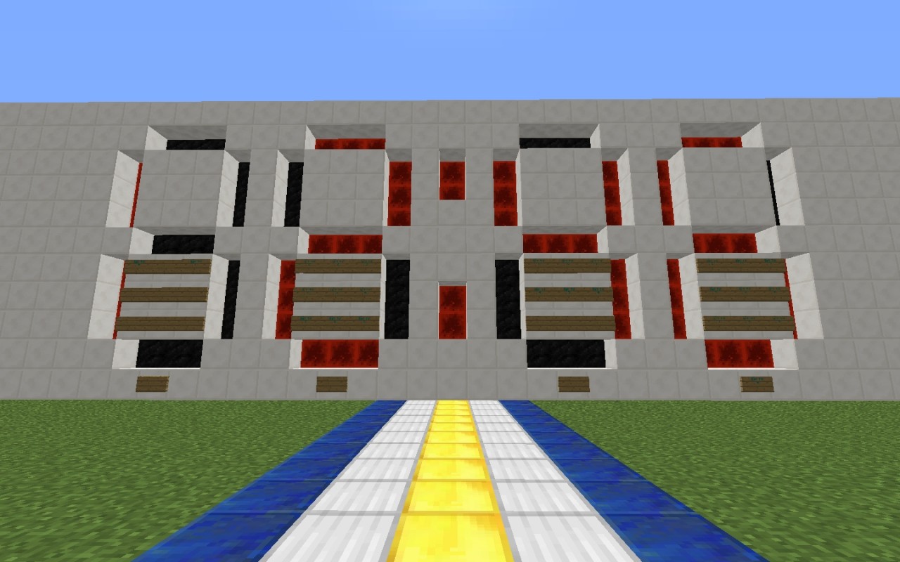 Minecraft Real Time Clock Minecraft Map