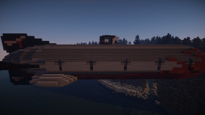 Pirate Flagship Onslaught - Working Air Warship w TNT Cannons Minecraft Map