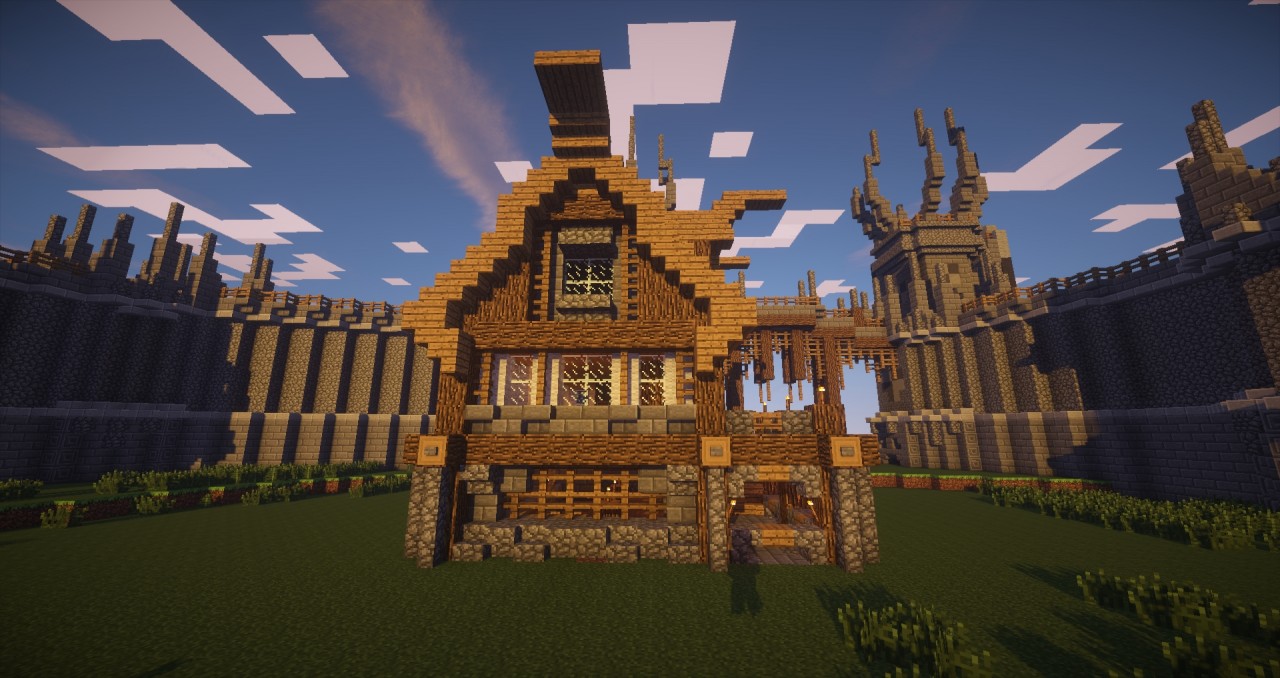 Medieval Shop [Part of the castle] Minecraft Map