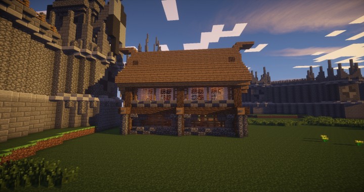 Medieval Shop [Part of the castle] Minecraft Map