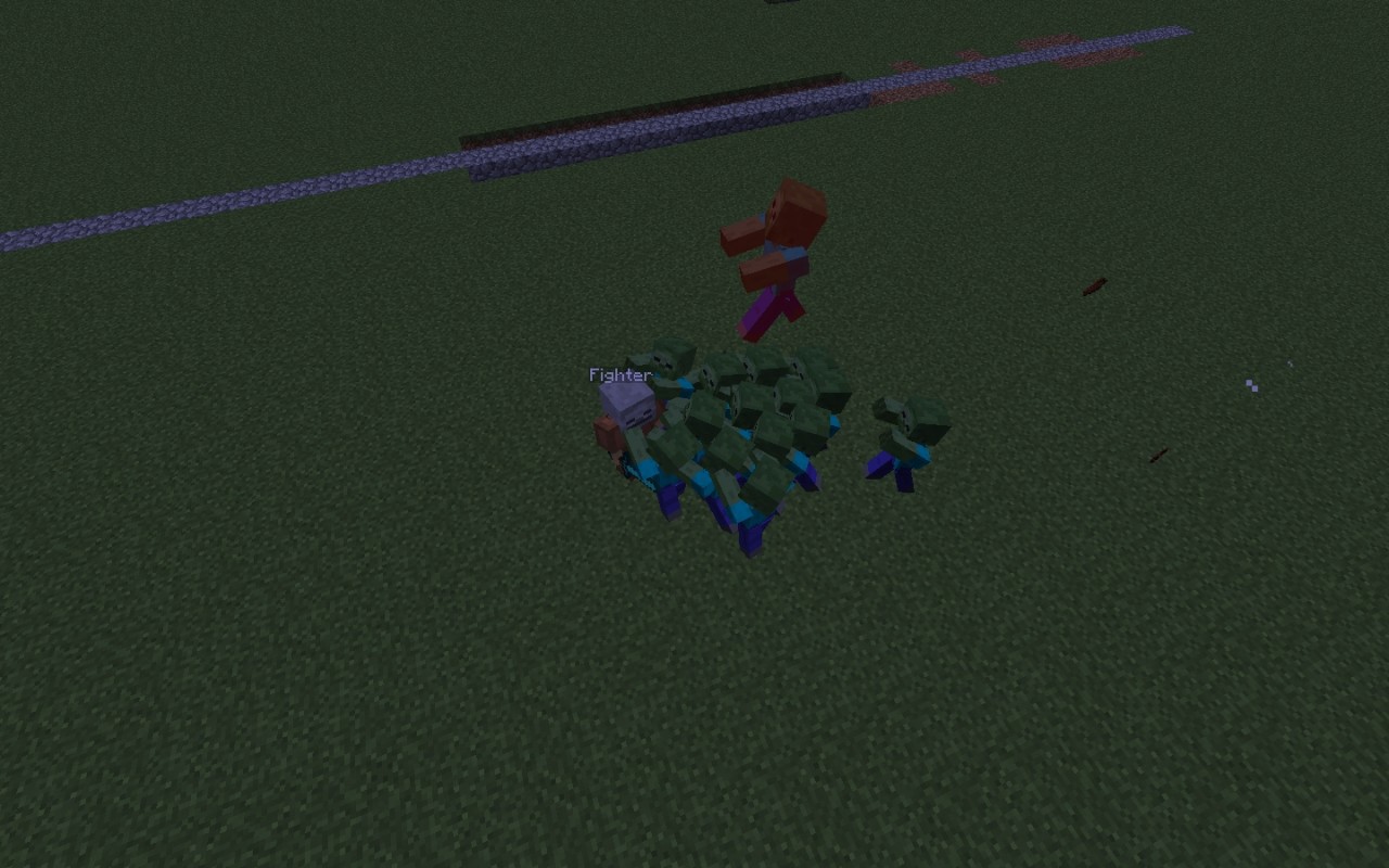 Auto Fighter And Miner Minecraft Map