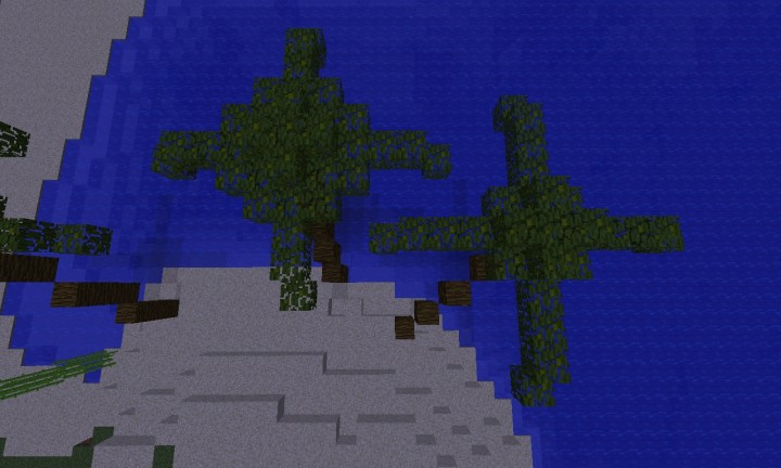 Simple Palm Tree Minecraft Map