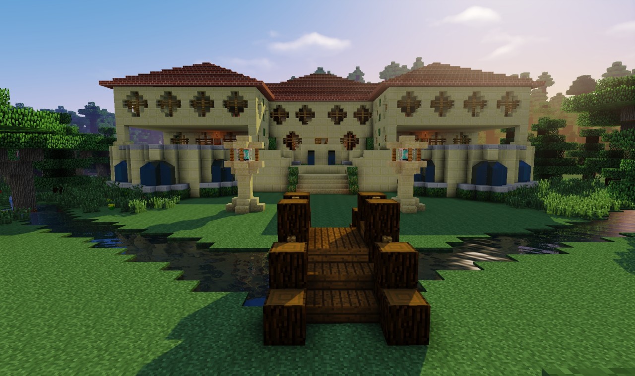 Sandstone Villa #1 Minecraft Map