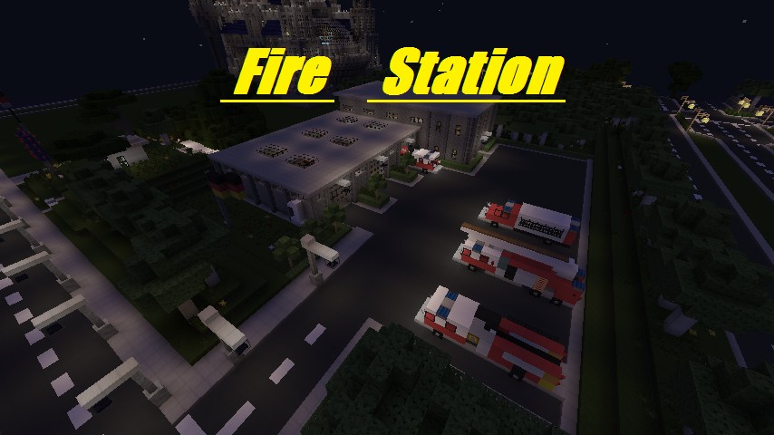Fire Station Minecraft Map