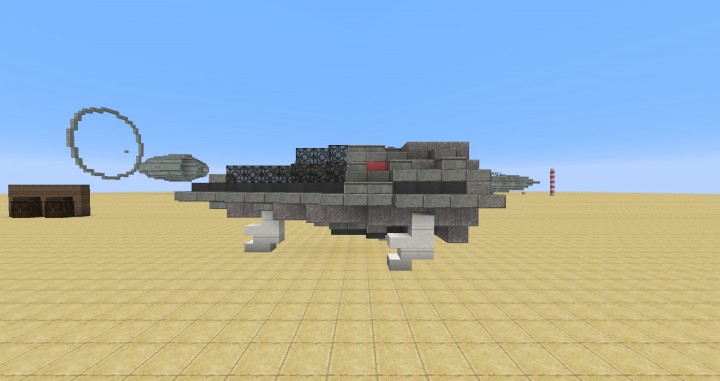 Small Space Ship Minecraft Map