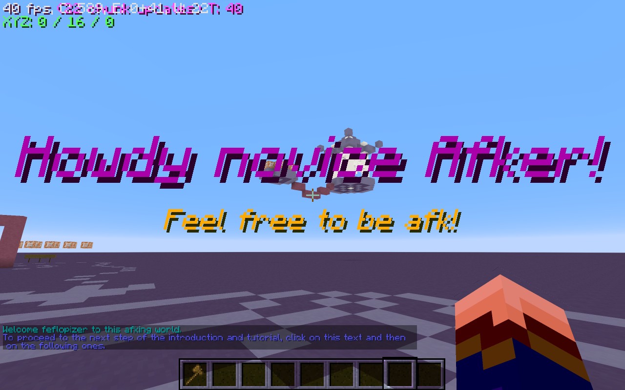 Afk System - [Vanilla | Multiplayer] Minecraft Map