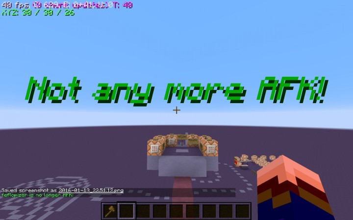 Afk System - [Vanilla | Multiplayer] Minecraft Map