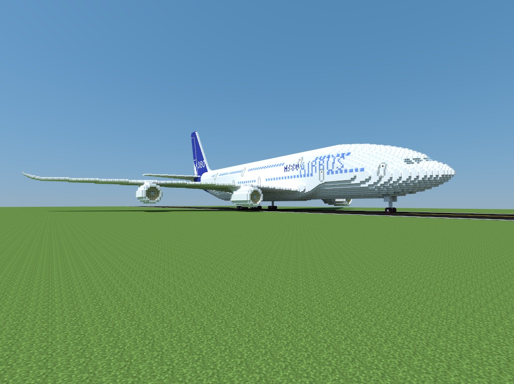 Airbus A380-800 Minecraft Map
