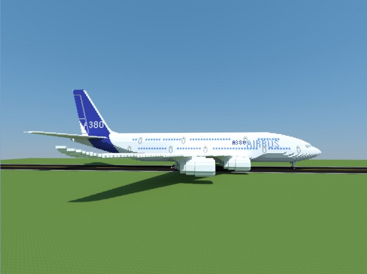 Airbus A380-800 Minecraft Map
