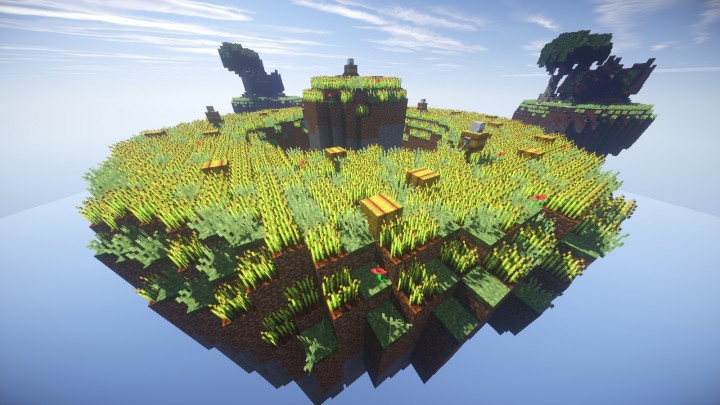 Bedwars map "WheatField" Minecraft Map