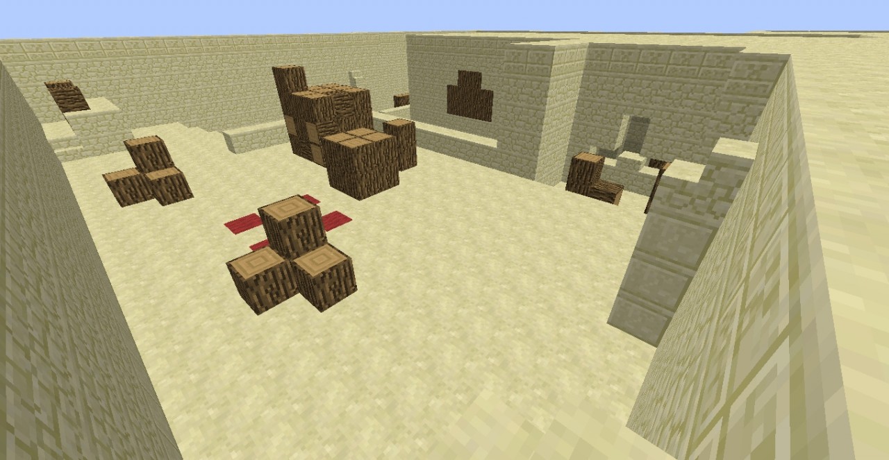Counter-Strike Game(using command-blocks) Minecraft Map