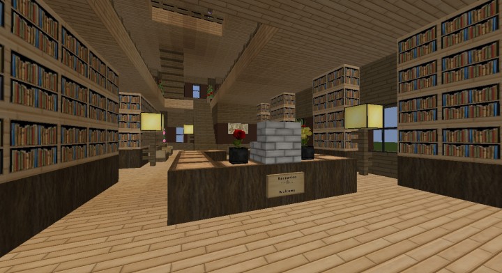 Book's House (Library) Minecraft Map