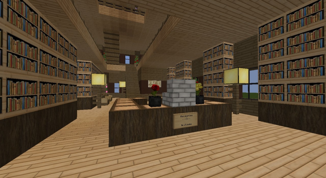 Book's House (Library) Minecraft Map