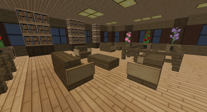 Book's House (Library) Minecraft Map