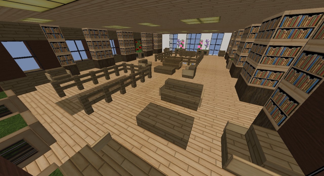 Book's House (Library) Minecraft Map